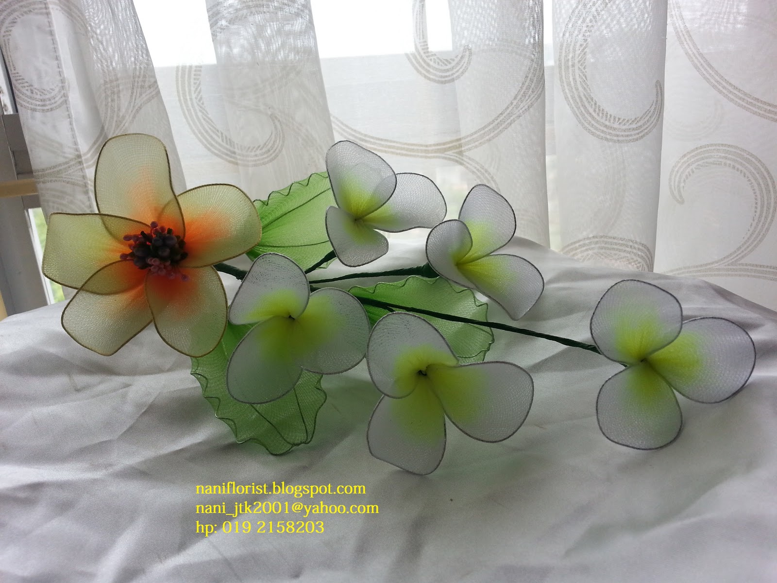 Nani Florist: PELBAGAI GUBAHAN BUNGA STOKIN,KEMBOJA,ROSES DAN KEKWA