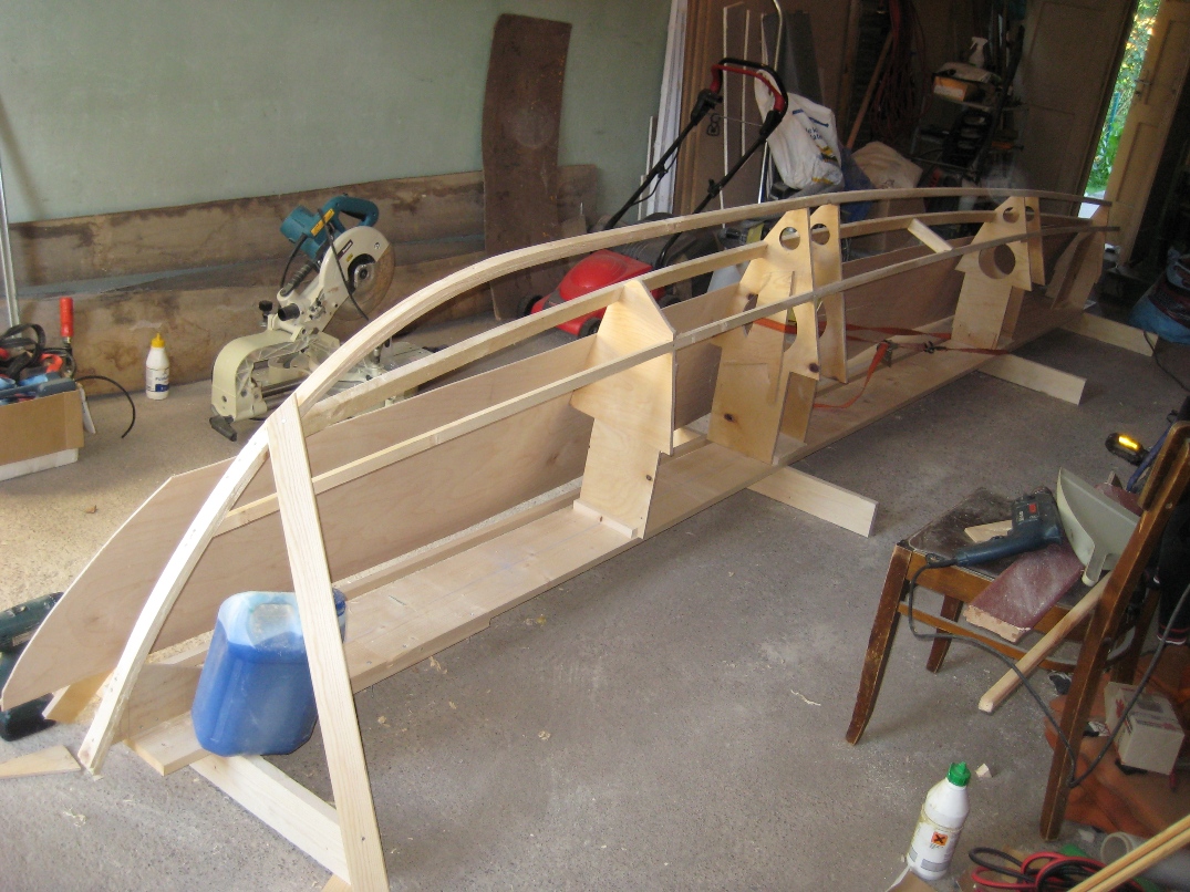 Hobby Kat building: Framing hulls