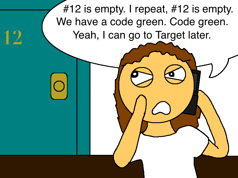 Haley's Comic: Why You Should Always Lock Your Door
