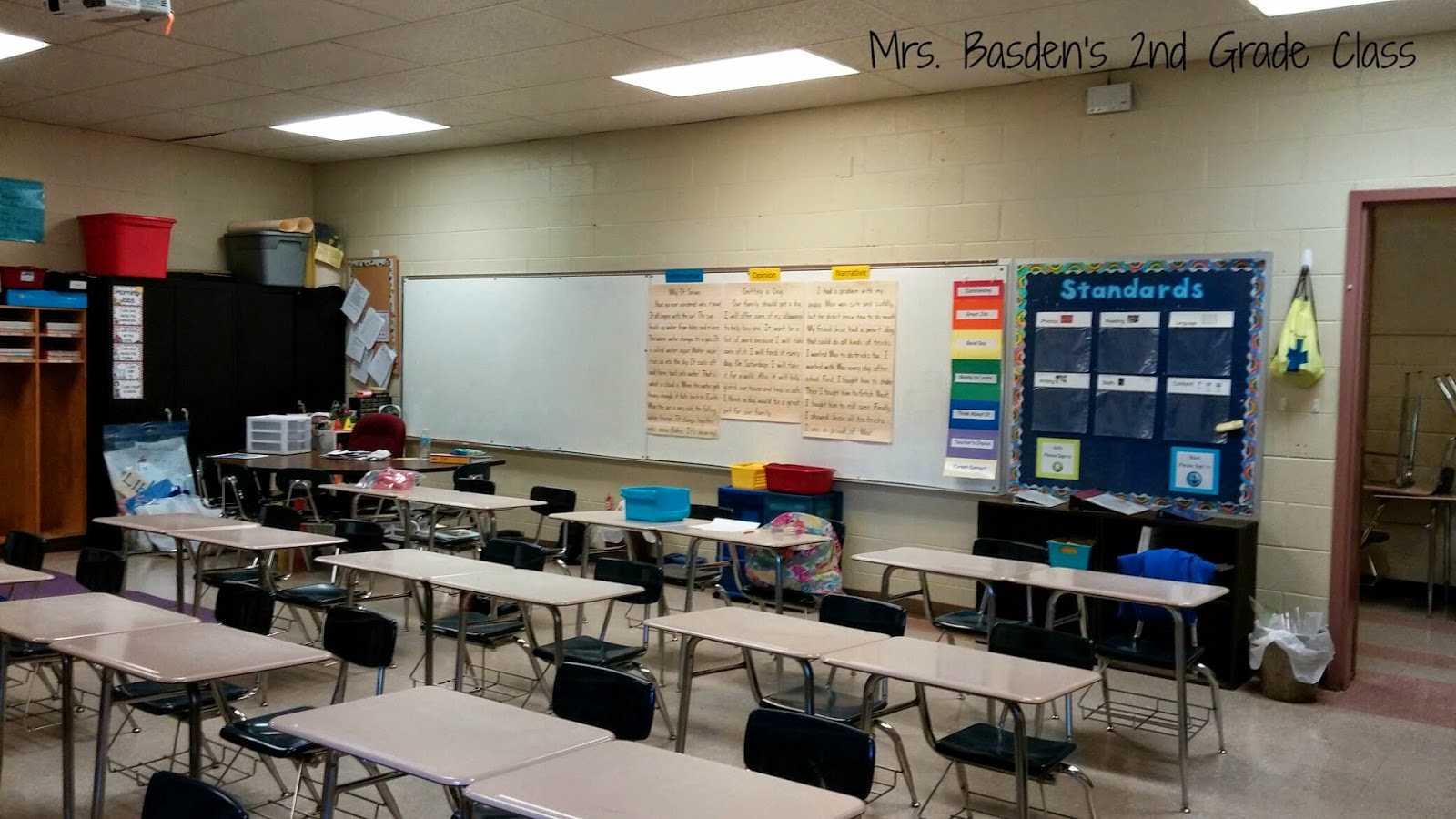 Mrs. Basden's Second Grade Class: Getting the classroom ready -- Almost ...