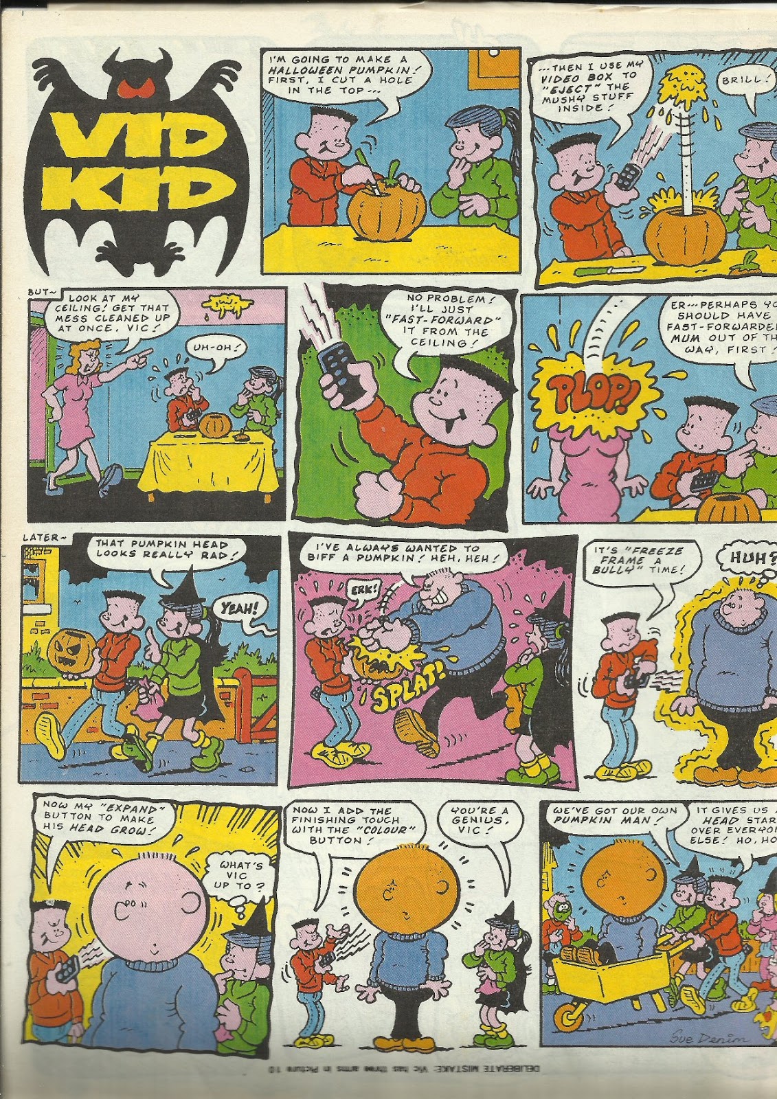 Deadpan Flook and The Blog Of Stuff!: Spooktakular British Comic Strips!