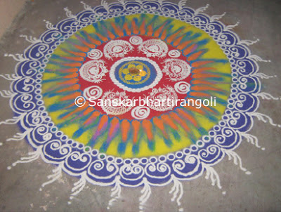 Sanskar Bharti Rangoli Designs - Sanskar Bharti Rangoli