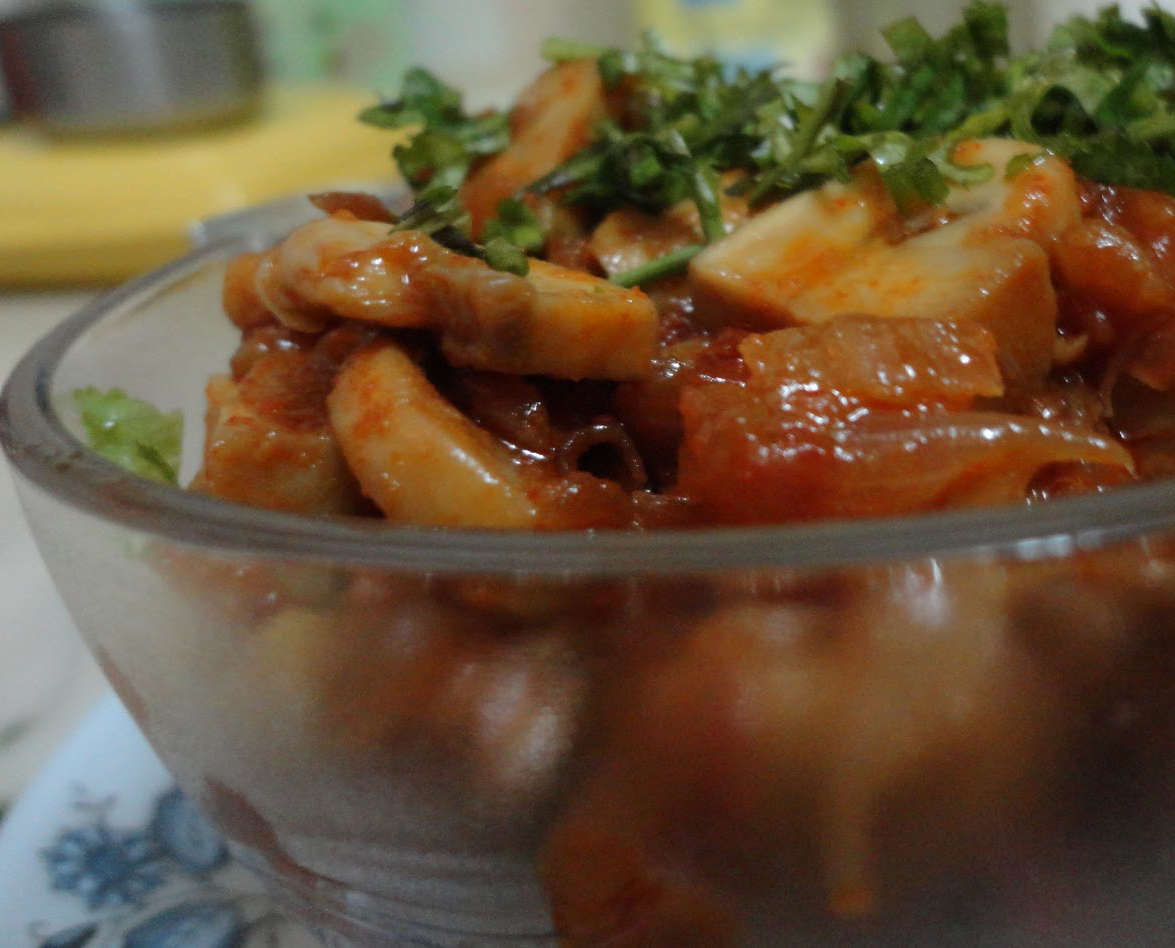 Spicy Chilli Garlic Mushrooms Microwave Recipe |Just Pie Recipes