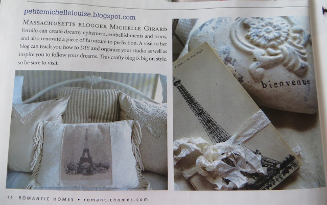 Petite Michelle Louise: Romantic Homes Magazine Giveaway.....