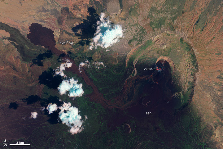 NASA Updates: Ash and Lava Flows at Nabro Volcano