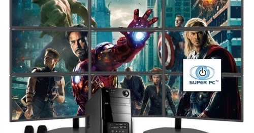 Multi-Monitor Tips and Tricks: SUPER PC | Nine Display PC and 9 x LED Display Array | Complete ...