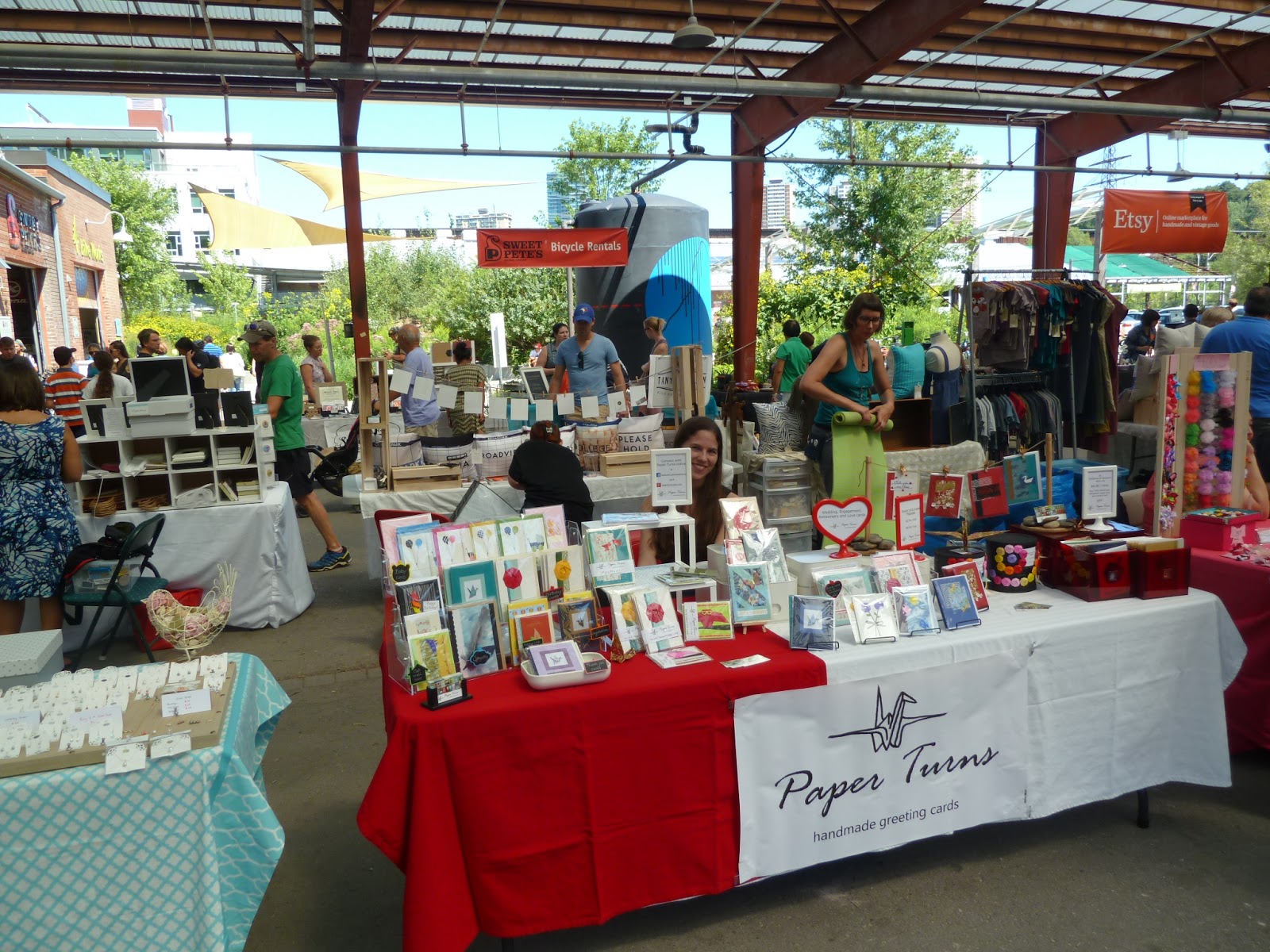 Paper Turns: Craft Shows and Pop-Up Markets