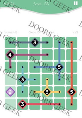 Logic Traces 6x6 Level 14 ~ Doors Geek