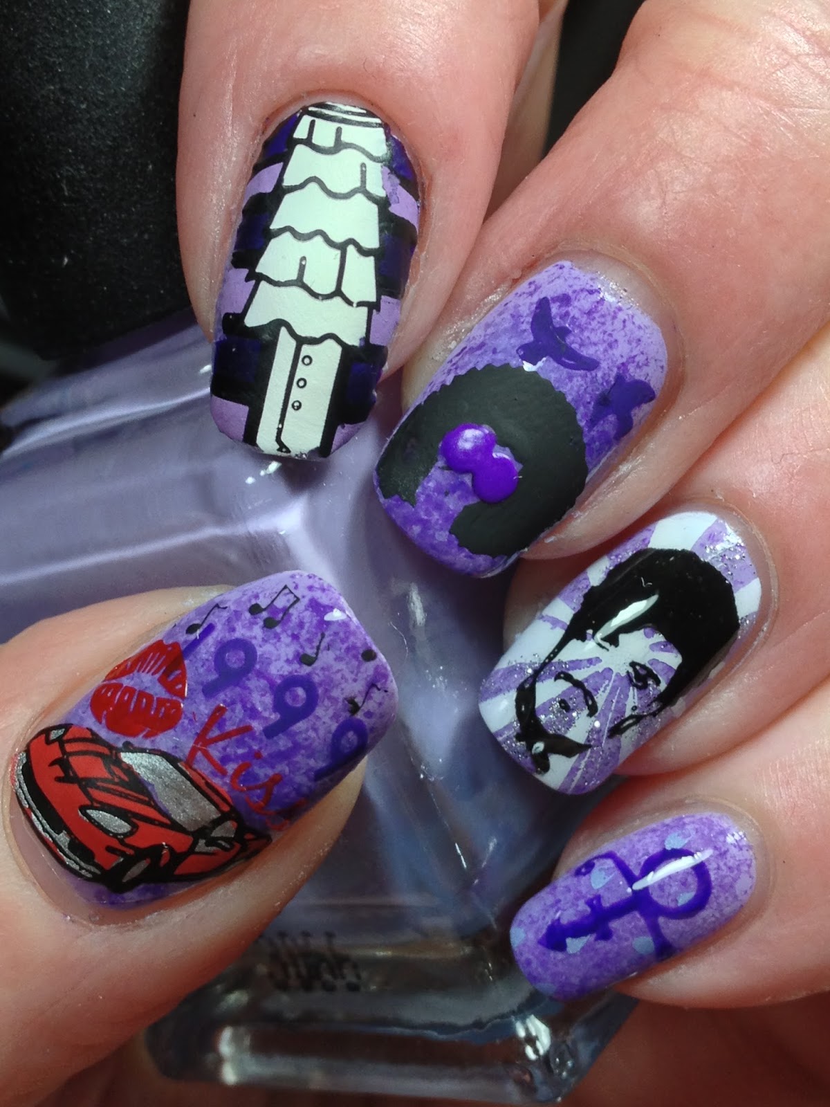 Canadian Nail Fanatic: Prince Tribute Mani