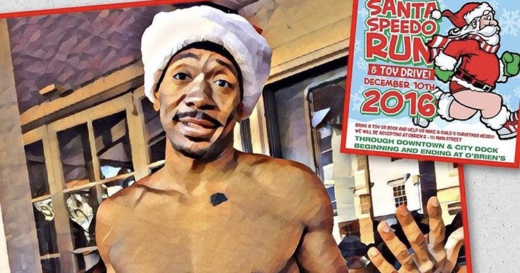 Speedo Musings: Santa Speedo Run