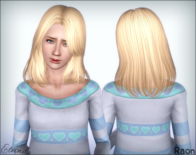 entertainment world: My Sims 3 Blog: Raon 38 Retextures and Hair Color ...