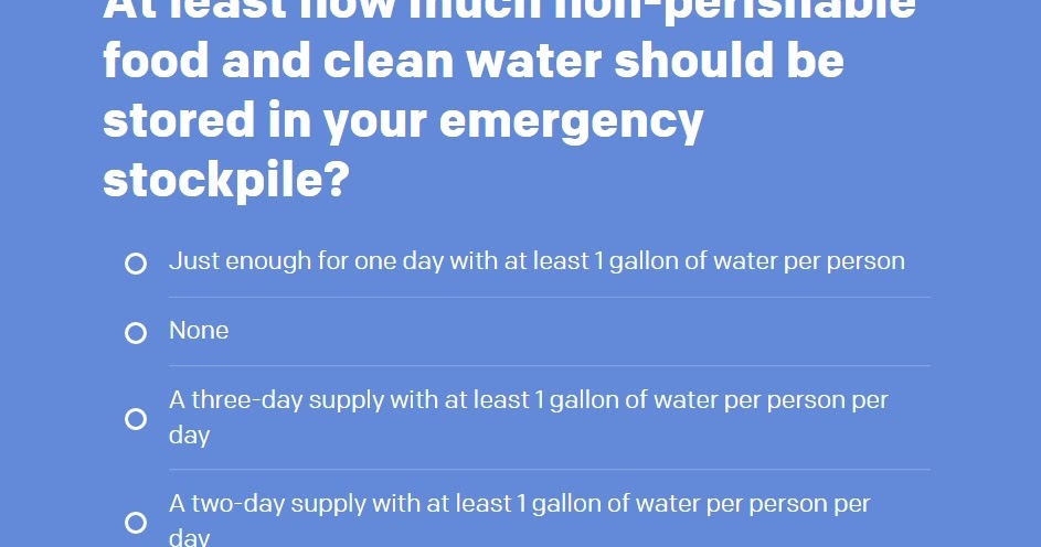 Get Ready: Test your emergency preparedness knowledge with Get Ready’s ...