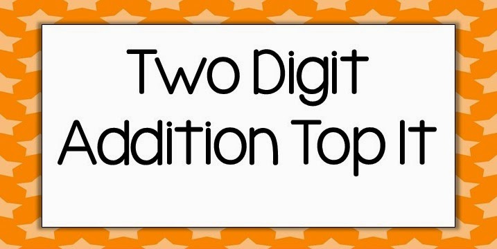 Primary Chalkboard: Let's Play Top It! Differentiating Your Math ...