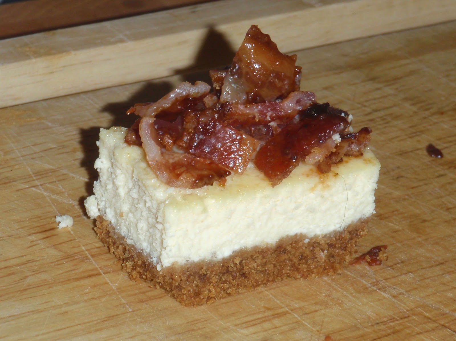 Bass Junkies Fishing Addiction: December Recipe: Maple Bacon Cheesecake