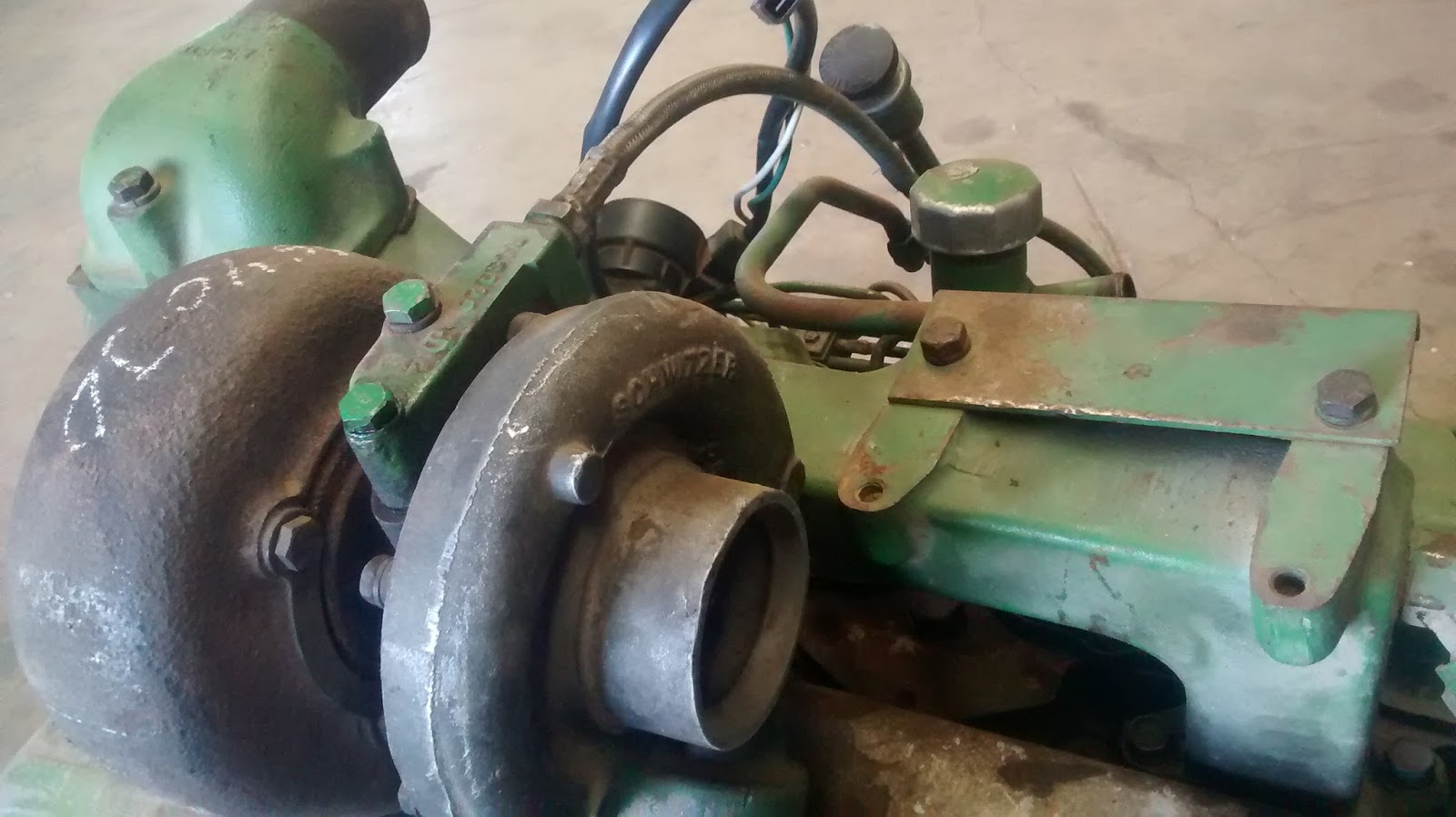 MAQUINARIA AGRICOLA INDUSTRIAL: Motor John Deere 466 Para Trilladora ...