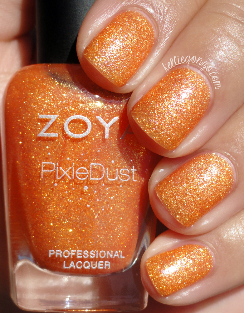 KellieGonzo: Zoya PixieDust Summer 2013 Collection Swatches & Review