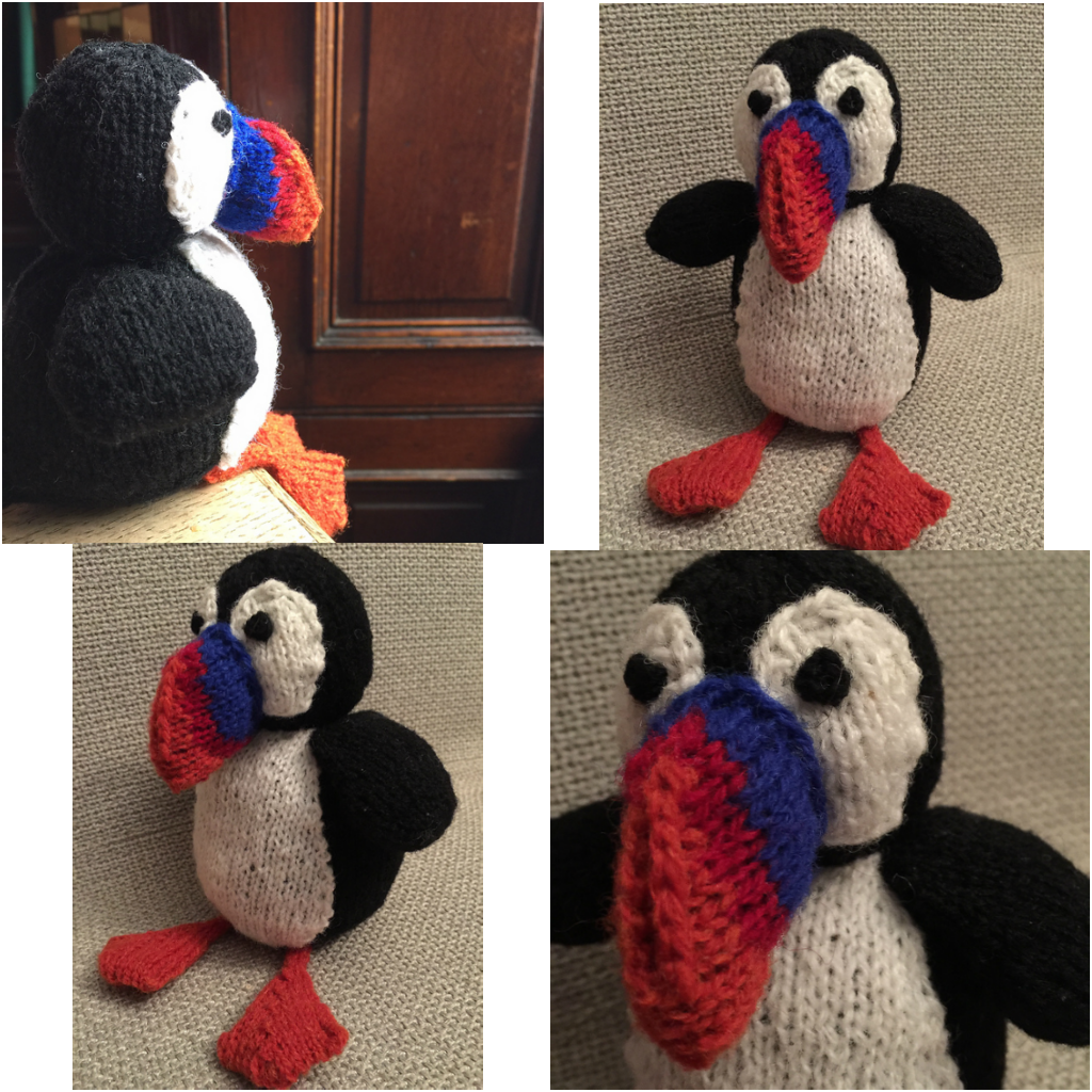Geeky Puffin Knit Palooza: Kirsten Loves Puffins