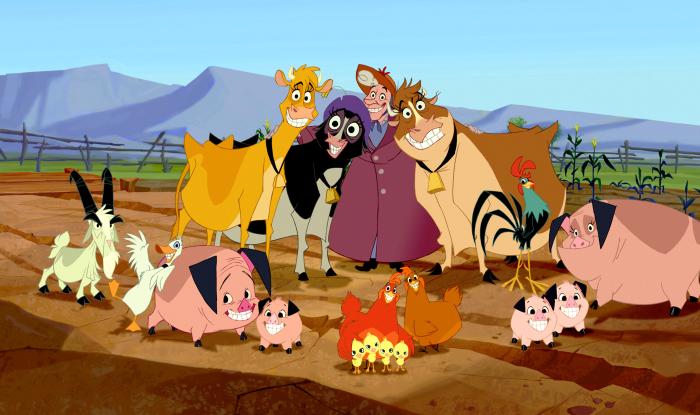 Animated Film Reviews: Home on the Range (2004) - Roseanne Plays a Cow