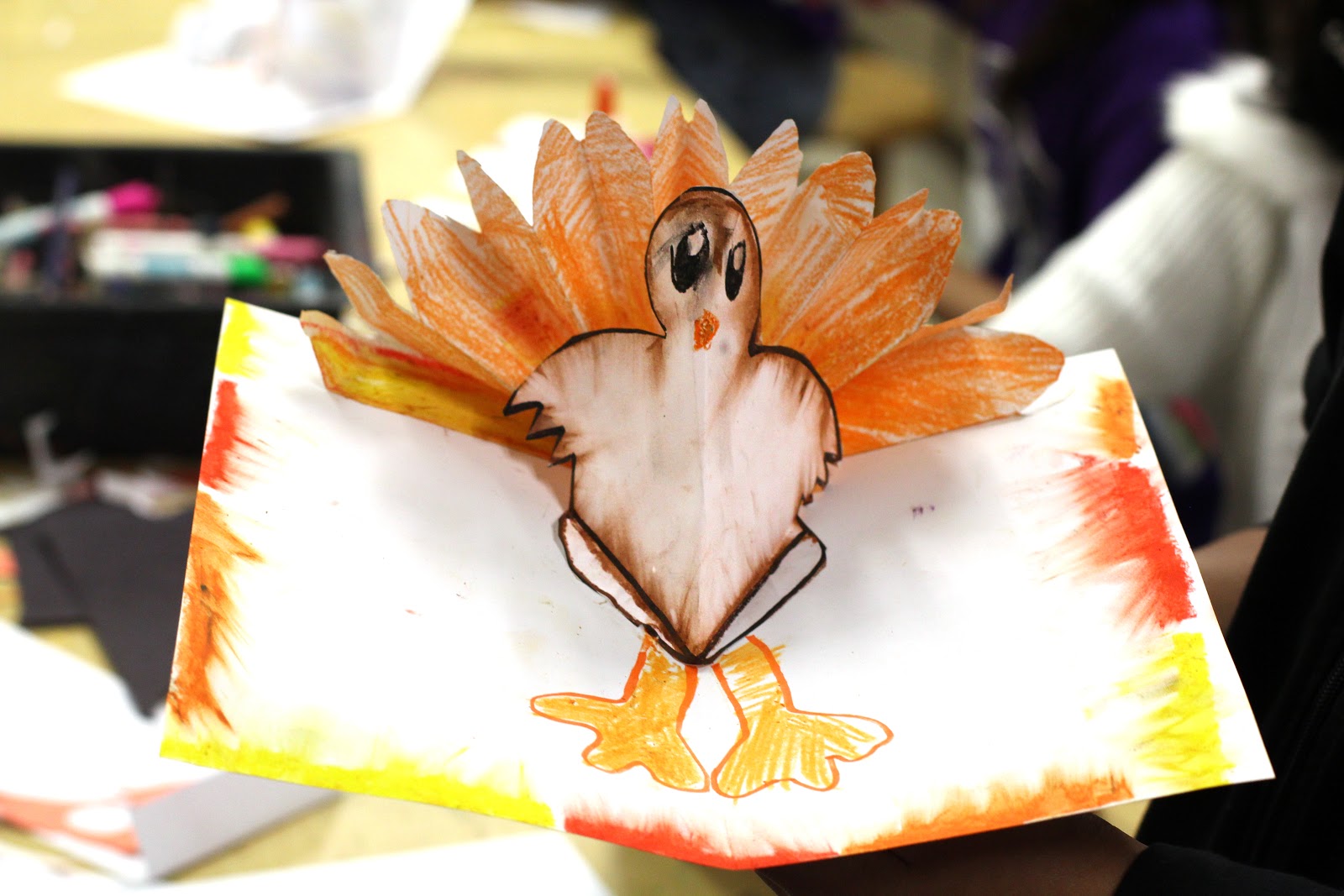 smART Class: Pop Up Turkey Card