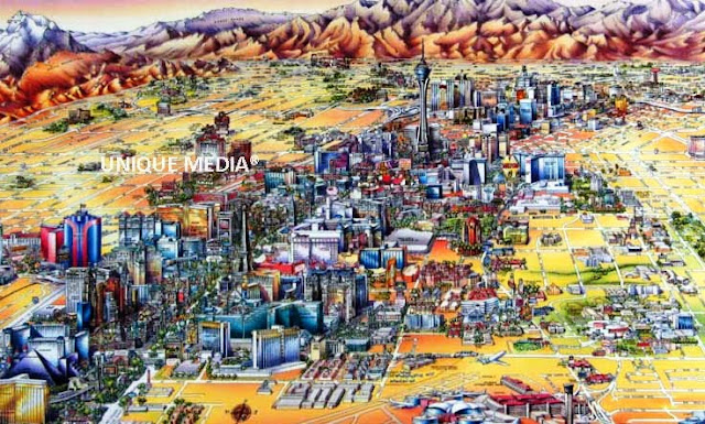 Touristic map of Las Vegas | Trip Tips Las Vegas