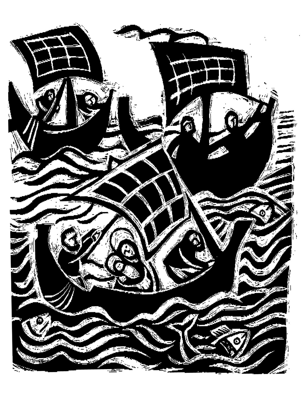Claudia's Illustration Blog: I saw three ships come sailing in...