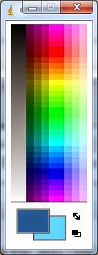 My imageJ: เครื่องมือการเลือกสี Color Picker with ImageJ