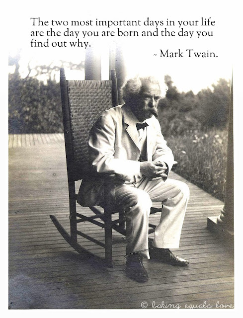 baking = love: Inspired: Mark Twain & Foodie Inspo