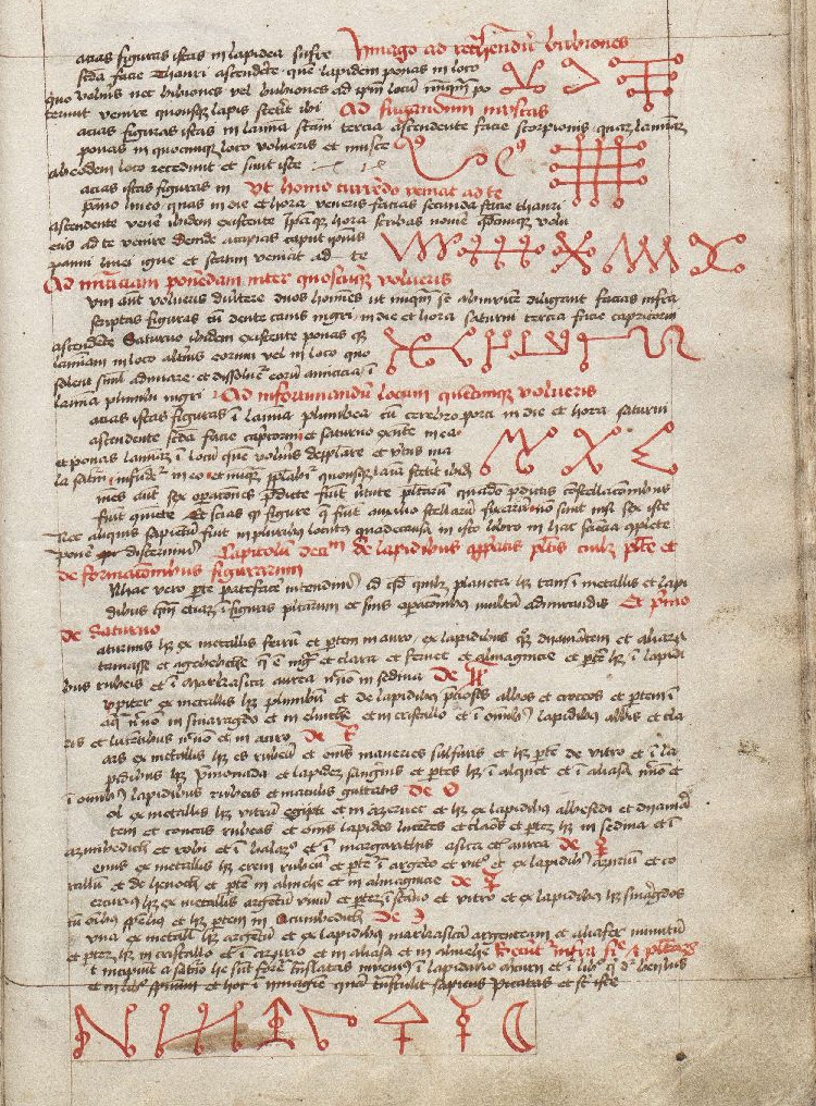 Alchemical Emblems, Occult Diagrams, and Memory Arts: Picatrix