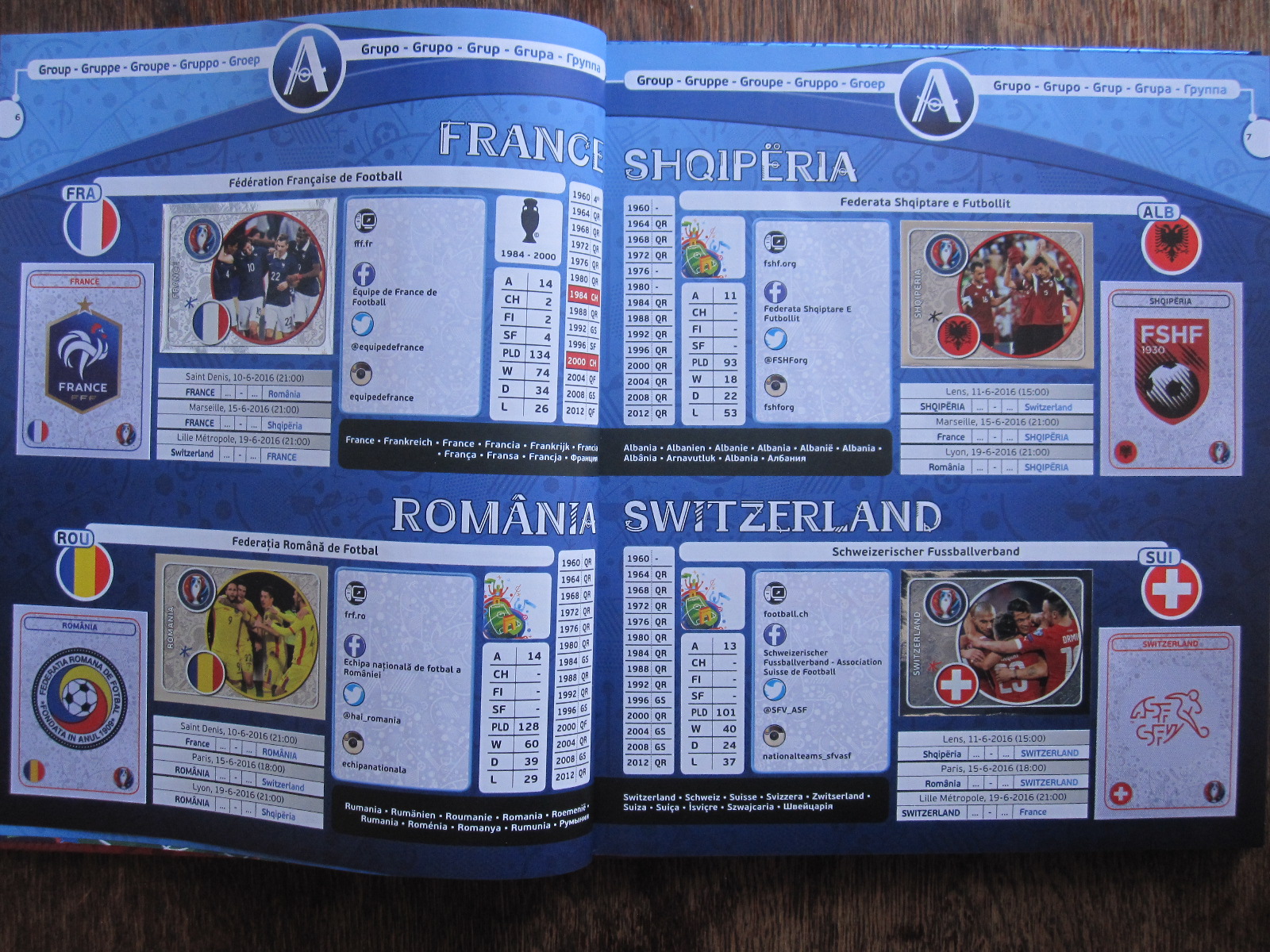 Only Good Stickers: Panini Euro 2016 - Hardcover album - Star Edition