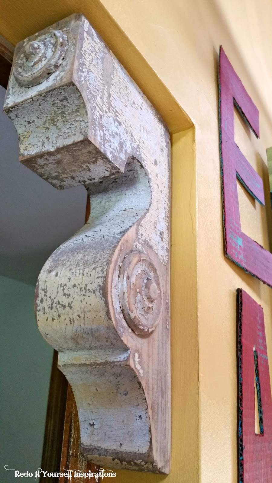 Salvaged Cornice Brackets | Redo It Yourself Inspirations : Salvaged ...