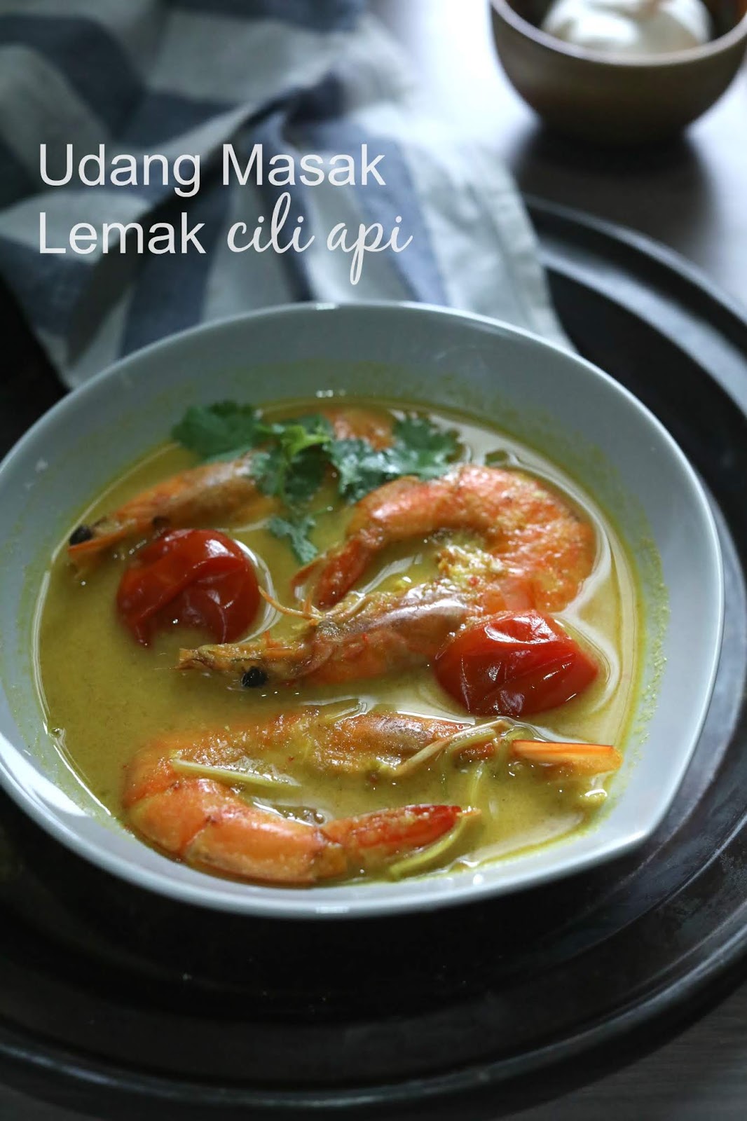 Udang Masak Lemak Cili Api - masam manis
