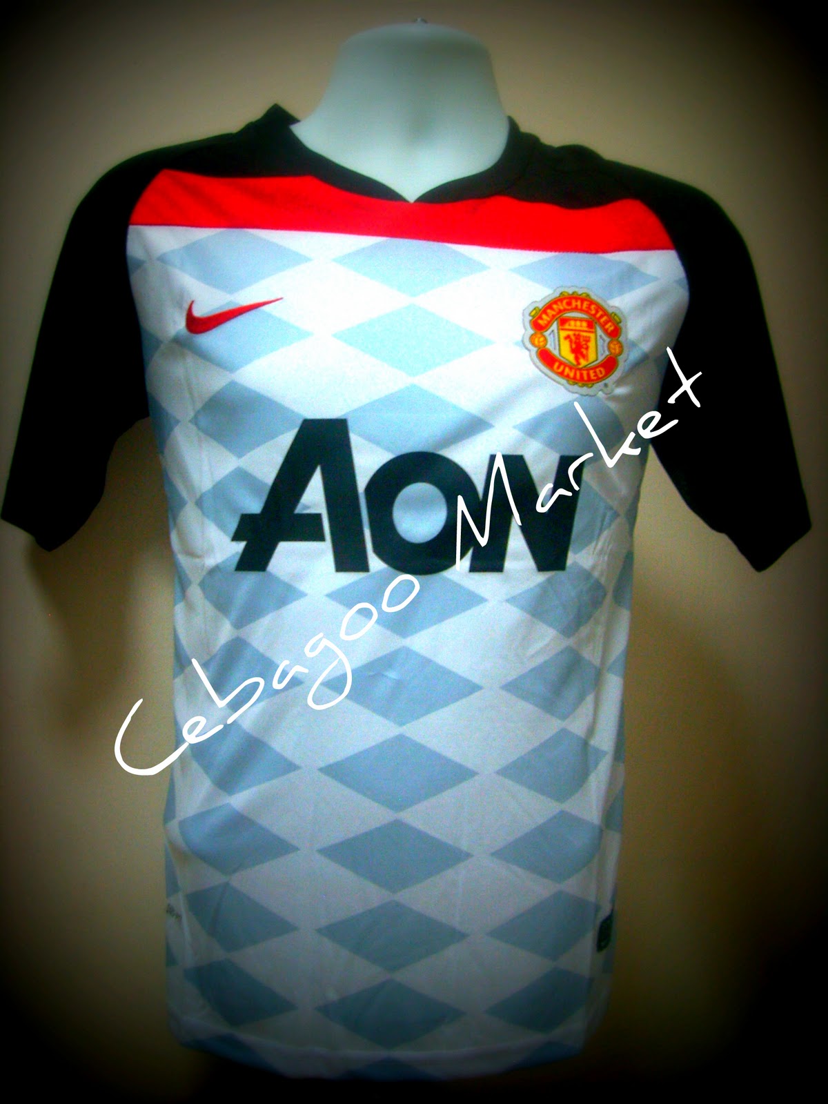 Cebagoo Market: MANCHESTER UNITED WHITE AWAY JERSEY