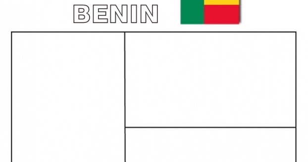 Geography Blog: Flag of Benin coloring page
