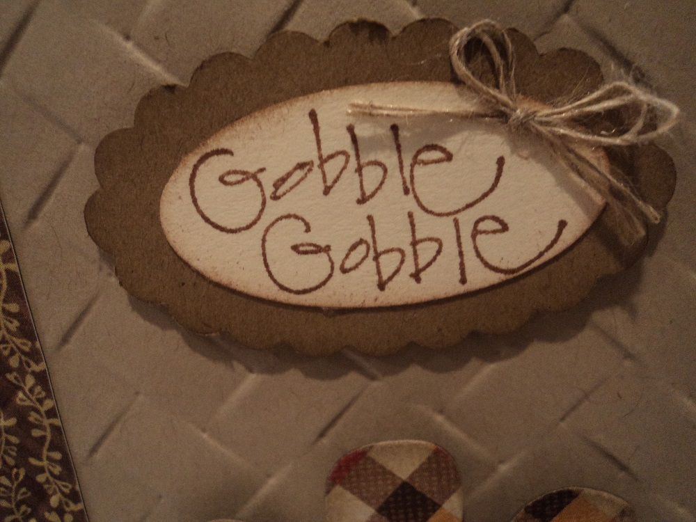 Card Corner by Candee: Turkey Tom Card