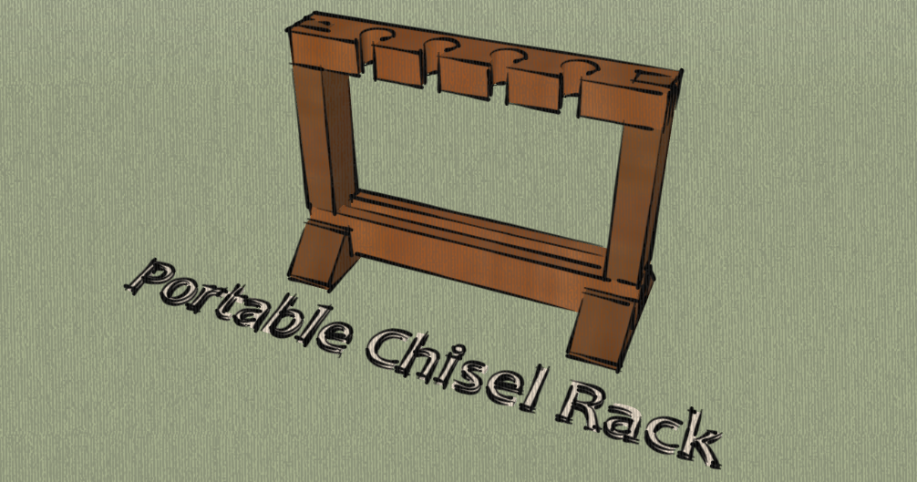 Wood Yogi: Portable Chisel Rack - Free Woodworking Plan