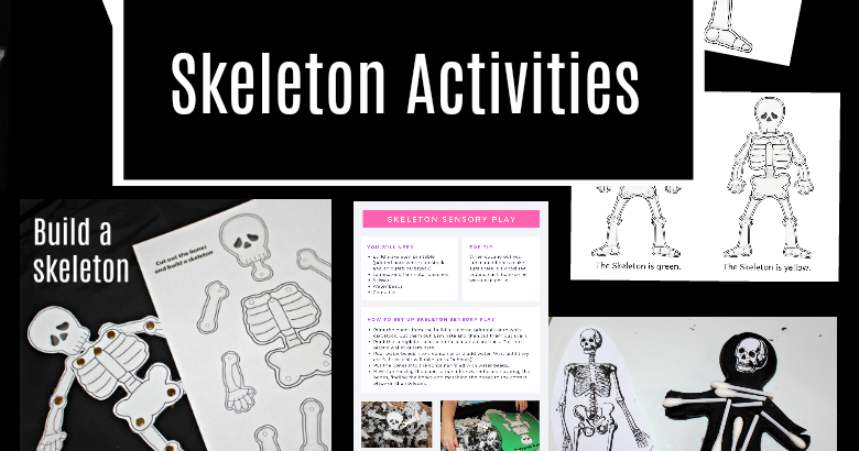 Human Skeleton Activities for Kids - Messy Little Monster