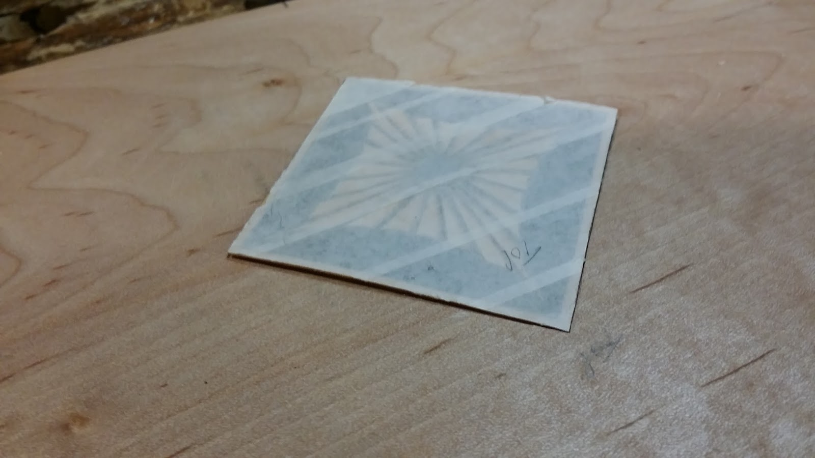 A Simple Diamond Shaped Inlay Using a Hand Router