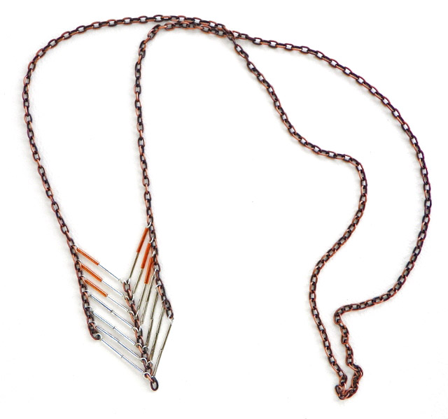 Erin Siegel Jewelry: Mixed Metal Chevron Necklace TUTORIAL