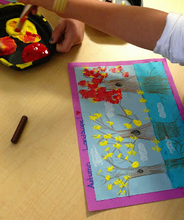 Mr.Kreutinger's Art Room!!!: 4th grade Autumn Landscapes!!!