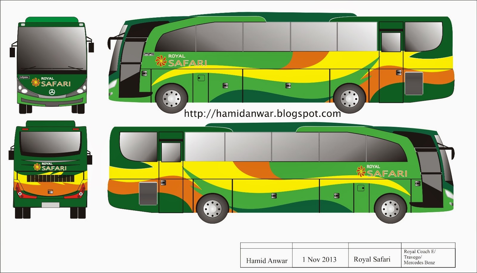 Beyond the Traveling: Design Bus Royal Safari