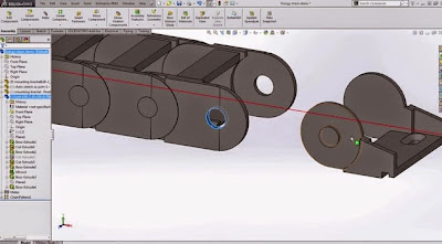 How to use new Chain Component Pattern for Assembly in SOLIDWORKS 2015. - SolidWorks Share