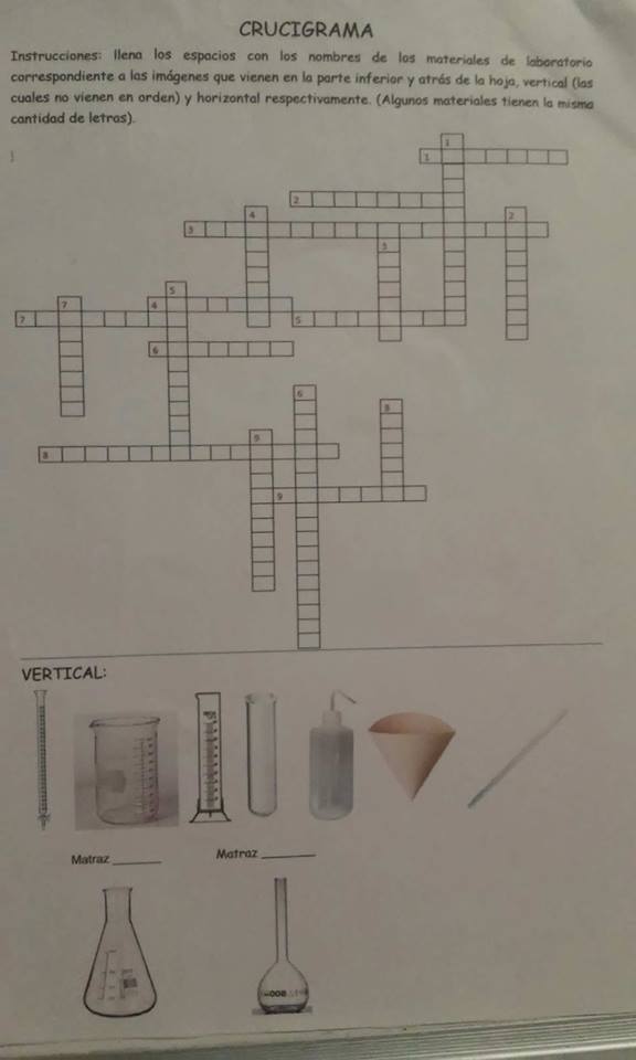 Química General UNAM: Juego para identificar el material de laboratorio ...