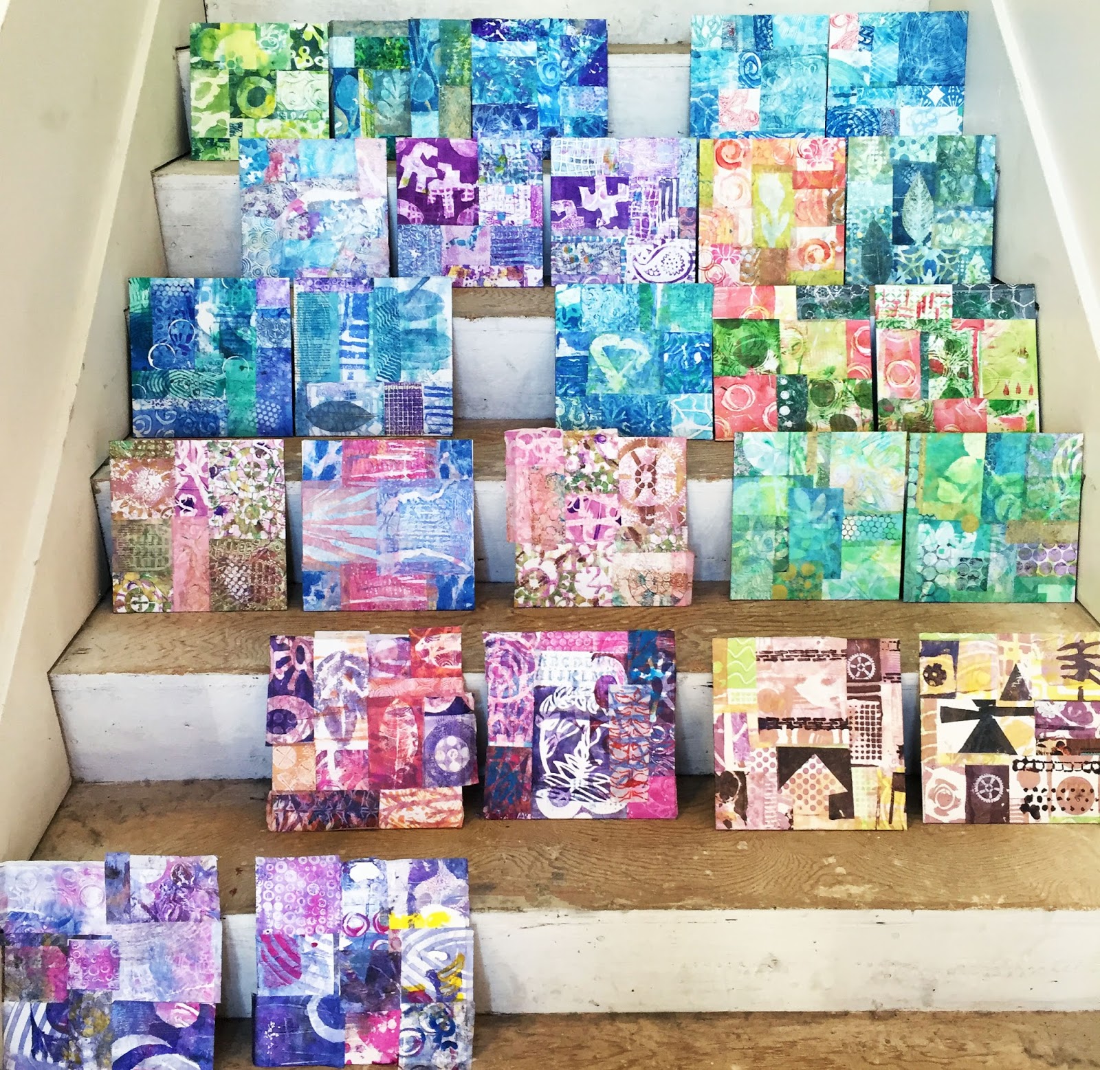 JaneVille: Abstract Collage ~ some gorgeous student work from a recent ...