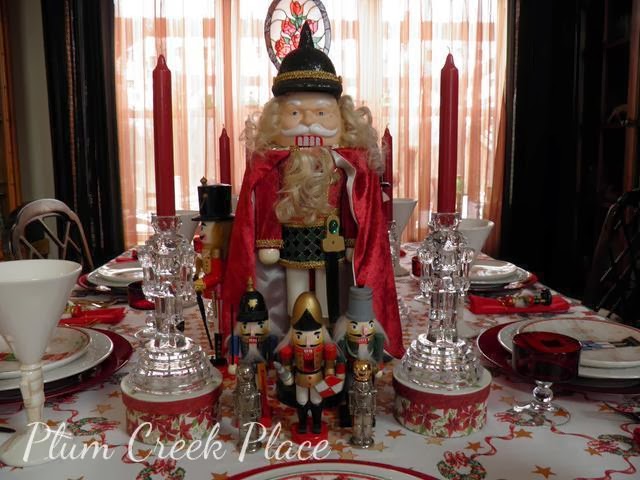 Plum Creek Place: Nutcracker Tablescape for Christmas