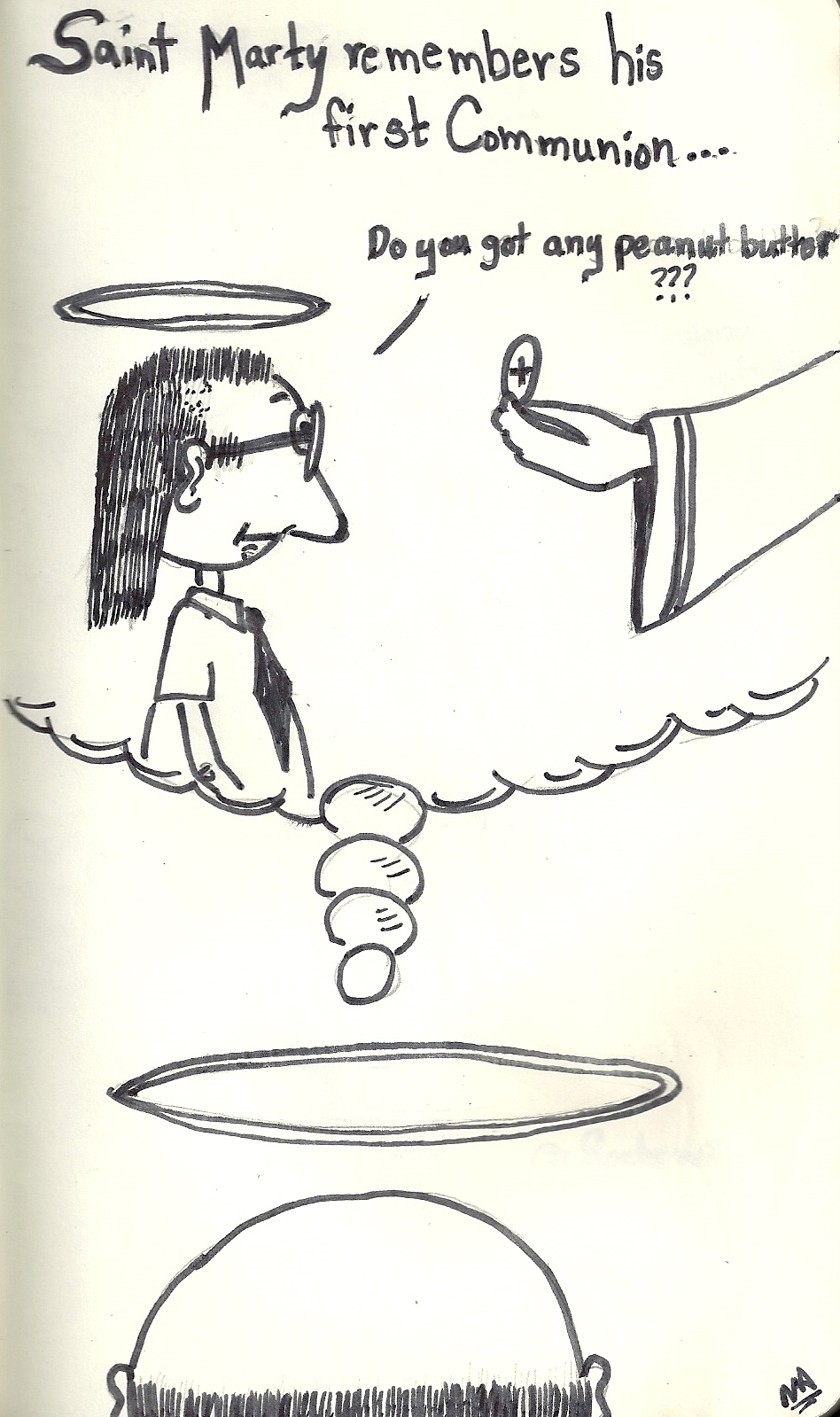 Saint Marty: June 19: Vacation, New Cartoon, First Communion