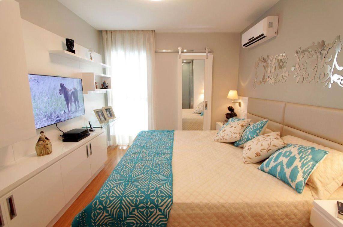 Bricolage e Decoração: 8 Ideias para Quarto de Casal com Televisão