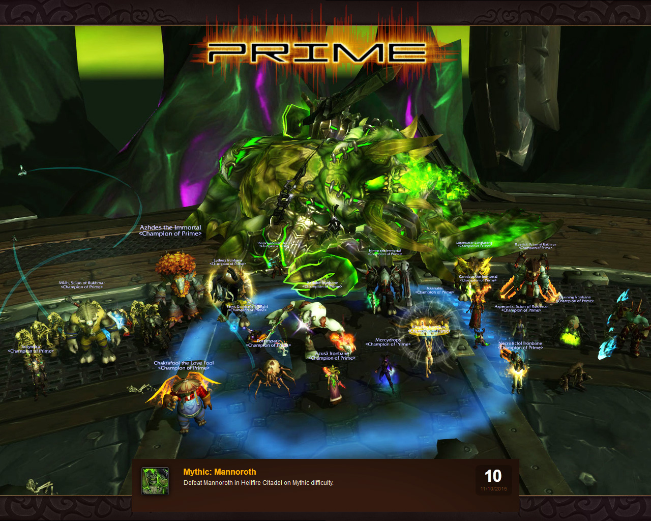 Paladin Blog - World of Warcraft: Mythic Mannoroth - Retribution Paladin