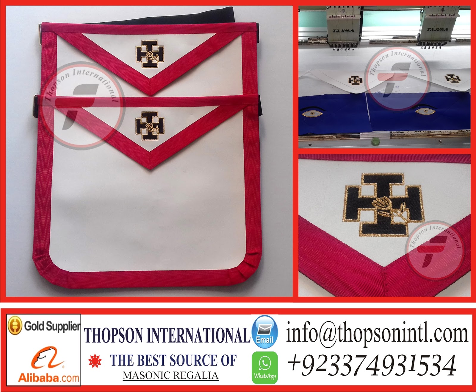 Masonic Regalia thopson: Knight Templar Alms Bag