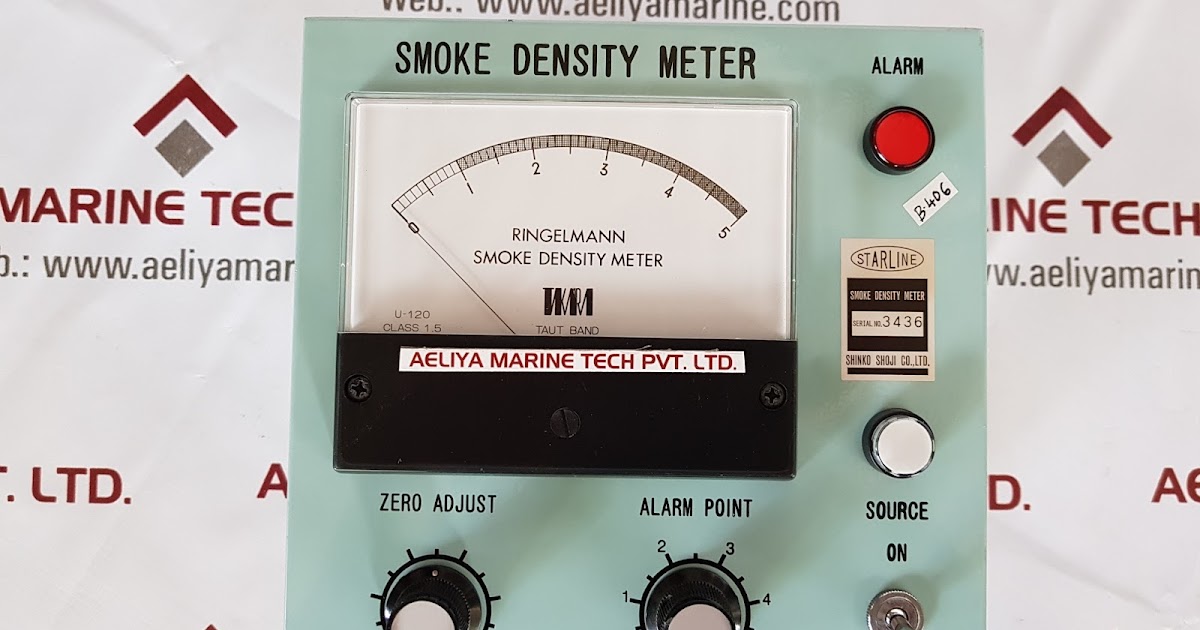 AELIYA MARINE TECH PVT LTD: SHINKO SMOKE DENSITY METER
