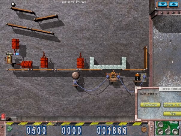 De todo un poco...: Solución Crazy Machines 51 a 70